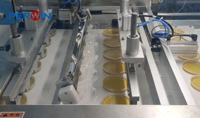 China Advanced Petri Dish Filling Machine with HMI Control System and FFU for Sheep Blood for sale