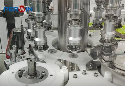 China Powerful Vial Filling Line with 8 Heads Rotary Capping Magnetic Induction Mechanism for sale