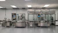 China Accurate Liquid Vial Filler With 600mm Turntable / Cam Controlled Filling Nozzle for sale