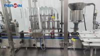 China Automatic Liquid Level Weigh Module Controls Round Plastic Bottle Animal Vaccine Filling Production Line for sale