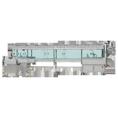 China Automatic Aseptic Culture Media Petri Dish Filling Machine Single Line Automatic Stacking Mechanism Customized Peristaltic Pump for sale