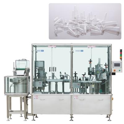 China Automatic 0.2ml Plastic Conical Micro Centrifuge test Tube Filling Capping Labeling Machine for sale