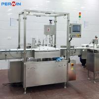 China Diagnostic Reagent Filling Line with Filling Accuracy ±1-2% and Vertical Round Bottle Servo Labeling Machine for Convenient Specification Changes for sale