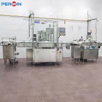 China Diagnostic Reagent Filling Line with 800mm Diameter Turntable, Stepper Motor Controlled Filling Needle, and 10ml to 500ml Filling Volume for sale