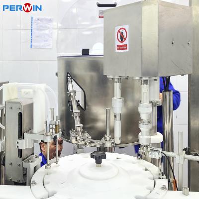 China Diagnostic Reagent Filling Line with Servo Motor Capping Power and 800mm Diameter Turntable for ±1~2% Filling Accuracy for sale