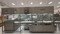 China Animal Vaccine Filling Line with Label Remaining Detection And Alarm Function 3-cutter Crimping Heads and 316L Piston Cylinder for sale