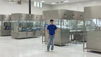 China Animal Vaccine Filling Line with Label Remaining Detection And Alarm Function 3-cutter Crimping Heads and 316L Piston Cylinder for sale