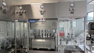 China Media Filling Machine with Servo Motor Control Capping Torque 316L Stainless Steel and Pneumatic Positioning System for Cell Culture Medium for sale