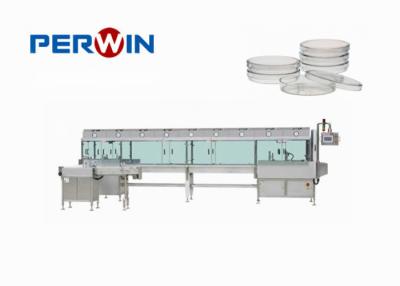 China 380V Stainless Steel Automatic Petri Dish Filling Machine 7.5kw for sale