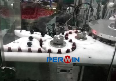China High Speed Small Vial Filling Line / Glass Bottle Filling Plugging And Sealing Machine for sale