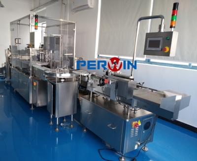 China 10ml Volume Vial IVD Liquid Filling Line And Capping Production Line for sale