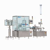China Tube Storage 75 Bottles/Min Rotary Aseptic Bottle Filler for sale