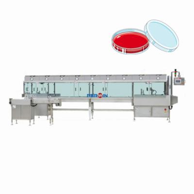 China PLC Controlled Petri Dish Filling Machine 1000 - 6000dishes/Hour for sale