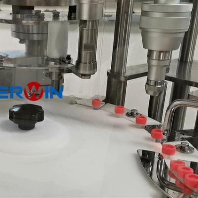 China Automatic Vial Filling Line For 1 - 10ml Filling Range 1 Year Automatic Operation for sale