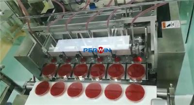 China Efficient Petri Dish Filling Machine 7.5kw Power Consumption Fill 1000-6000dishes/hour for sale