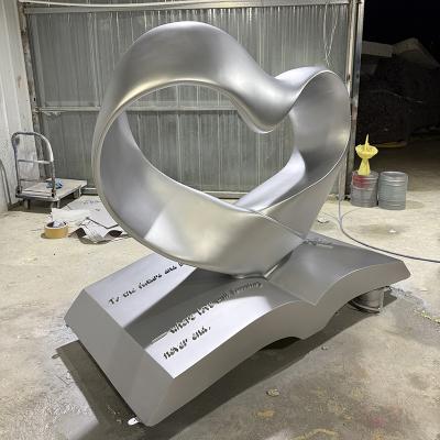 China Custom Landscape Sculpture Outdoor Metal Art for Hotel Garden Project for sale