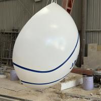 China Custom Fiberglass Basketball Statue FRP Sports Ball Sculpture Shopping Mall Display for sale