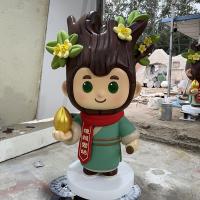 China FRP Cartoon Character Sculpture Fiberglass Traditional Style Doll Statue Park Display Decor for sale