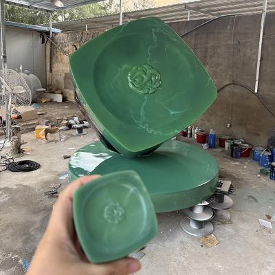 China Fiberglass Oversized Facial Cream Box FRP Statues Mall Brand Event Decoration for sale