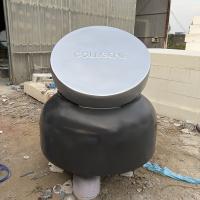 China Fiberglass Oversized Facial Cream Jar Frp Sculpture Skincare Product Sculpture Shopping Mall Exhibition Decor for sale