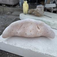 China Simulated Dumpling FRP Statues Fiberglass Giant Food Landscape Ornament for sale