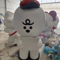 China Cartoon Neva Frp Animal Statue Mascot Statue Mall IP Landscape Decoration for sale