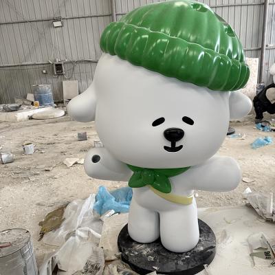 China Cartoon Neva Frp Animal Statue Mascot Statue Mall IP Landscape Decoration for sale