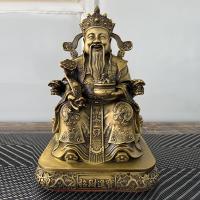 China 3D Printing God Of Wealth Statue Imitation Bronze Fortune Deity Sculpture for sale