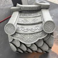 China Antique Chinese Glazed Tile Component 3D Printing Statues Traditional Ancient Building Eaves Sculpture for sale