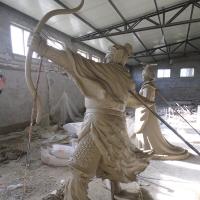 China Historical Character Life Size Bronze Sculpture Casting For Ampus Museum for sale
