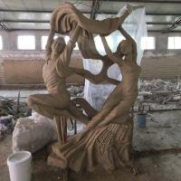 China Historical Character Life Size Bronze Sculpture Casting For Ampus Museum for sale