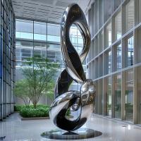 China Hollow Large Abstract Metal Sculpture Garden Landscape Artwork Product Introduction Anti Rust for sale