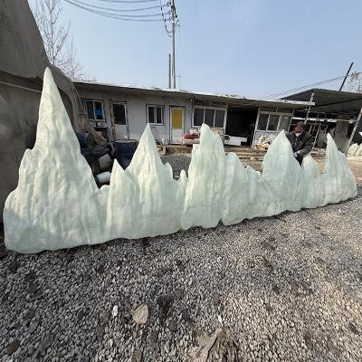 China FRP Landscape Rock Sculpture Mountain Prop Foam Iceberg Sculpture for sale