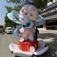 China Chinese Style Cartoon Character Landscape Statue Matte Anti UV for sale