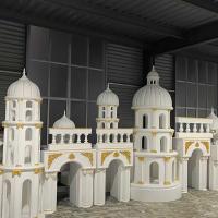 China Large EPS Foam Sculpture Customized 3D Art Decoration Lightweight Carved Statue For Event Display for sale