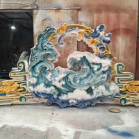 China EPS PU Carved Foam Statue Lightweight Art Decor Custom Made For Landscape Display for sale