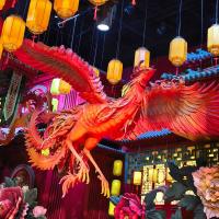 China Giant 3D Art Decor Carving Foam Sculpture EPS For Indoor Outdoor Decoration for sale