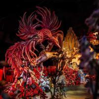 China Indoor Lightweight Carving Foam Sculpture 3D Art Decor For Commercial Display for sale