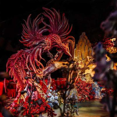 China Indoor Lightweight Carving Foam Sculpture 3D Art Decor For Commercial Display for sale