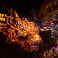 China Indoor Lightweight Carving Foam Sculpture 3D Art Decor For Commercial Display for sale