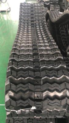 China ZZS450x86x56 Zigzag Pattern Skid Steer Loader Size Adjustable Rubber Track for sale
