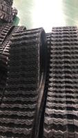 China ZZS450x86x56 Zigzag Pattern Skid Steer Loader Size Adjustable Rubber Track for sale