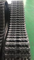 China ZZS450x86x56 Zigzag Pattern Skid Steer Loader Size Adjustable Rubber Track for sale