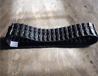 China Grey Color Rubber Digger Tracks 72mm Pitch Durable With High Load Performance for sale