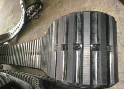 China Yanmar C80R Dumper Rubber Tracks 650X110X88,650mm Width and 88 Links for sale