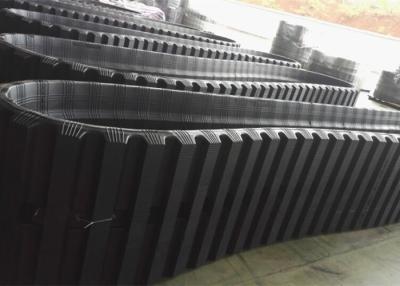 China Continuous Morooka Dumper Rubber Tracks for sale