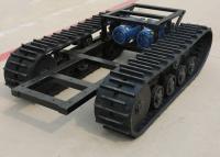 China Large Frameset Rubber Track Undercarriage Black Color For Paver / Dumper for sale