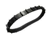 China Black Color Robot Rubber Tracks Contracted Type Design 66 Link Small Size for sale