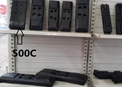 China Small Size Excavator Rubber Pads Chain On Type High Performance Long Lasting for sale