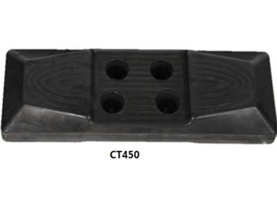 China Smooth Ride Excavator Rubber Pads 450mm For Komatsu / Volvo Constuction Machine for sale